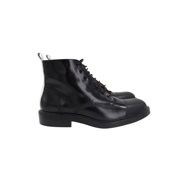 Joseph | Shoes | Joseph Lace Up Ankle Boots In Black Calfskin Leather ...
